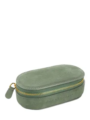 Monica Vinader Suede Jewelry Box - Olive