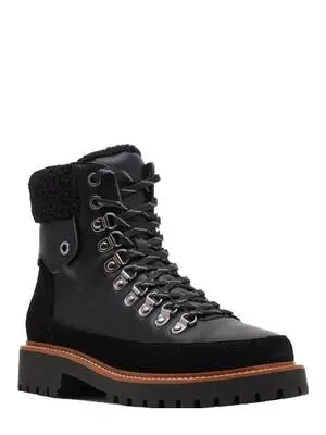Blondo Natasia Waterproof Boots - Black Leather/ Fabric