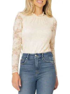 GIBSONLOOK Lace Bodysuit - Ivory