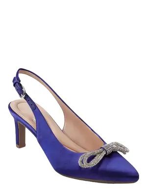 Easy Spirit Roxanne Slingback Pumps Deep Blue