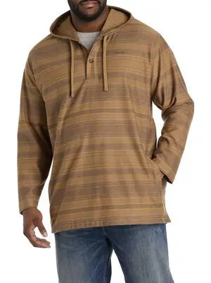 O'Neill Striped Pullover Hoodie - Khaki