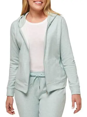 Travis Mathew TravisMathew Cloud Zip Hooded Sweatshirt Heather Ether