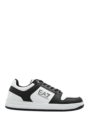 Emporio Armani Logo-print Trainers - White