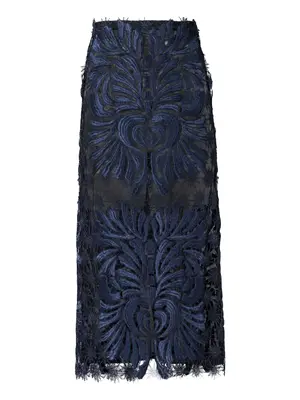 Silvia Tcherassi Kin Midi Skirt - Blue