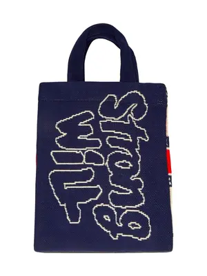 Comme Des Garçons Strong Will Tote Bag - Blue