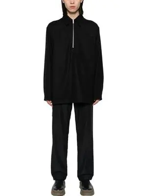 JIL SANDER Zip-up Sweatshirt - Black
