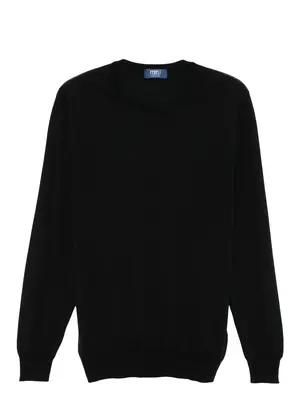 Fedeli Seta Sweater - Black