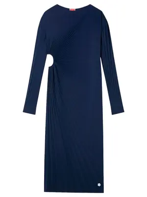 Kenzo Sun-ray Midi Dress - Blue