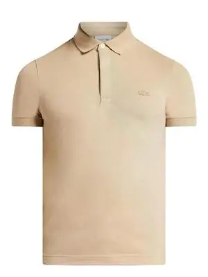 Lacoste Logo-patch Polo Shirt - Neutrals