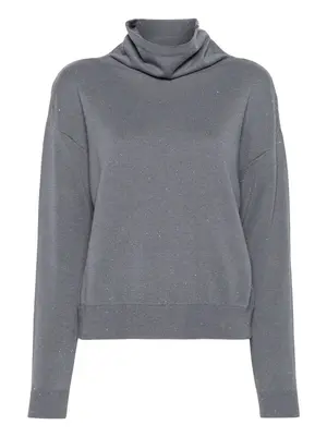 Peserico Lurex Sweater - Grey