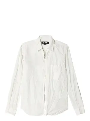 BLACK COMME DES GARÇONS Crease-effect Shirt - White