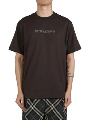 Burberry Logo T-shirt - Brown