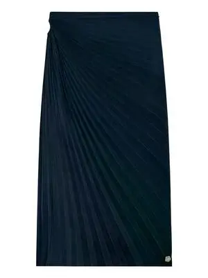 Kenzo Sunray-pleated Midi Skirt - Blue