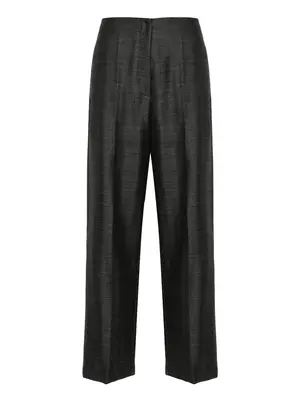 FORTE_FORTE Herringbone Wool Tailored Trousers - Grey