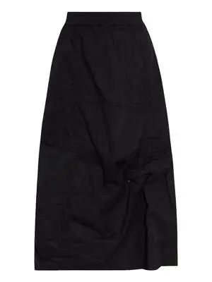 DIESEL Ruched-detailing Skirt - Black
