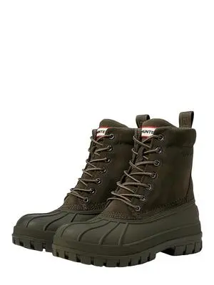Hunter Southall Lace-up Rain Boots - Green