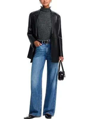 Rag & Bone Logan Featherweight High-rise Wide-leg Jeans - River