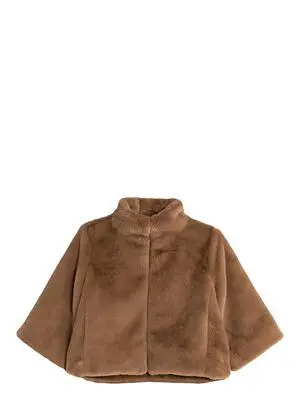Echo Faux Fur Jacket - Chai