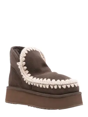 Mou Mini Eskimo Ankle Boots - Brown