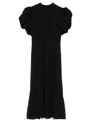 Remain Birger Christensen Dawnana Midi Dress - Black