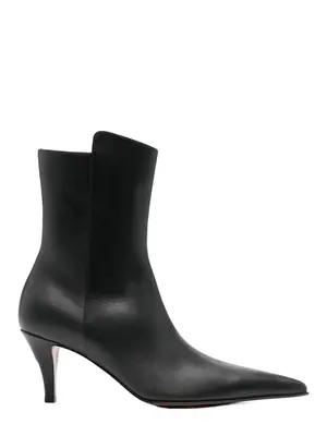 ALEXANDER MCQUEEN Alexander McQueen 80mm Leather Boots