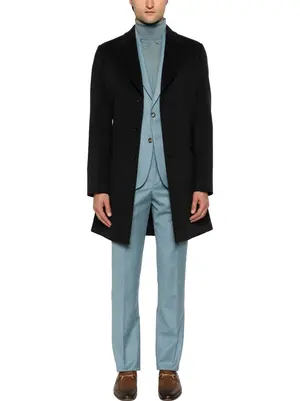 Paul Smith Single-breasted Coat - Blue