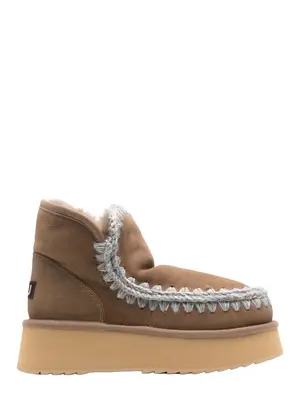 Mou Mini Eskimo Platform Boots - Brown