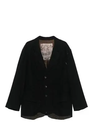ZIGGY CHEN Twill Blazer - Black