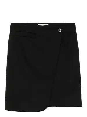 Coperni Wraparound Mini Skirt - Black