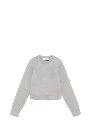 CHIARA FERRAGNI Logo-patch Sweater - Grey