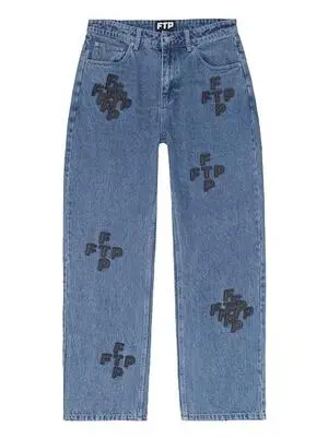 FTP Cross Logo Denim Pant - Indigo