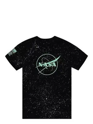 ANTI SOCIAL SOCIAL CLUB Nasa Nebula Glow In The Dark Tee Shirt - Black