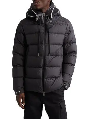 Moncler Cardere Hooded Puffer Jacket - Black