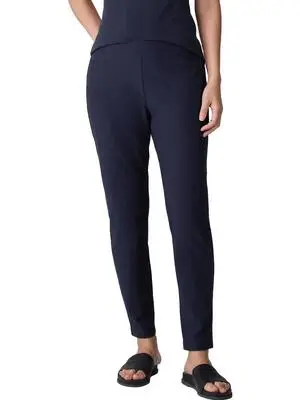 Eileen Fisher Slim Ankle Pant - Ink