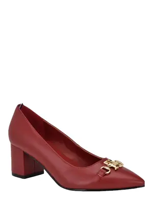 Tommy Hilfiger Tommy Hilfiger Nanya Pointed Toe Pump Dark Magma