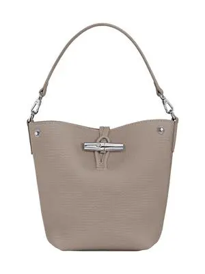 Longchamp Le Roseau Extra Small Bucket Bag - Clay