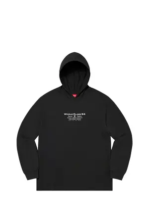 Supreme Best Of The Best Hooded Long-sleeve Top - Black