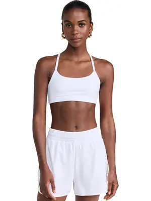 Beyond Yoga Spacedye Slim Racerback Bra - Cloud White