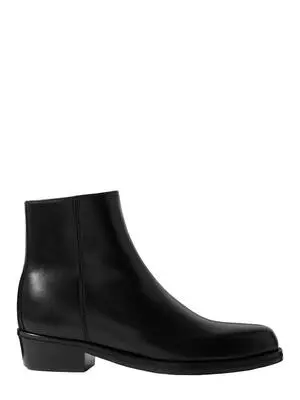 Mr P. Oscar Leather Boots - Black