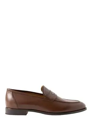 Loro Piana Sergio Walk Penny Loafers - Brown