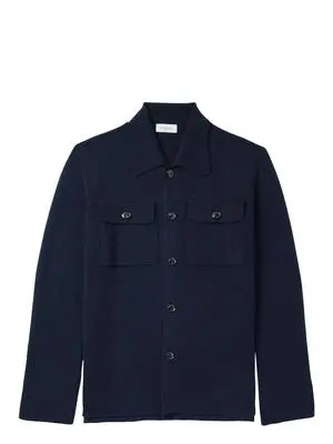 PIACENZA CASHMERE 1733 Wool Overshirt - Blue