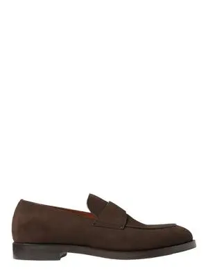 Zegna Torino Suede Loafers - Brown
