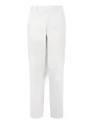 Loro Piana Jarno Austin Straight-leg Trousers - White
