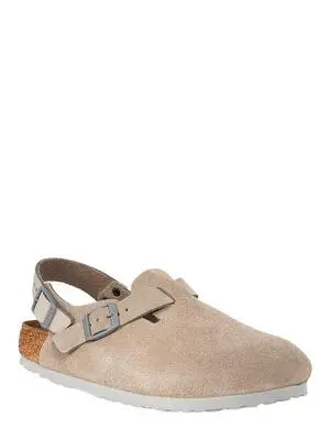 BIRKENSTOCK Tokio Slingback Clogs - Stone Coin