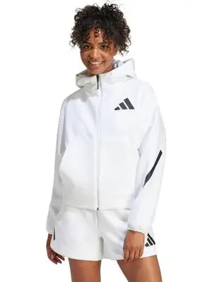 Adidas Z.n.e. Full-zip Hoodie - White