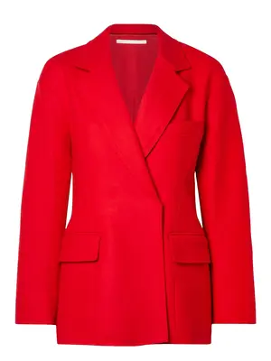 JASON WU Jason Wu Collection Double-Breasted Felt Blazer