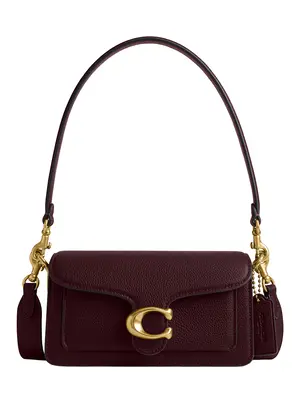 COACH Tabby Shoulder Bag Brass/merlot