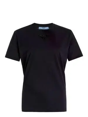Prada Jersey T-shirt - Black