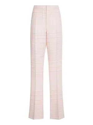 Bottega Veneta Striped High-rise Flare Pants - Light Pink