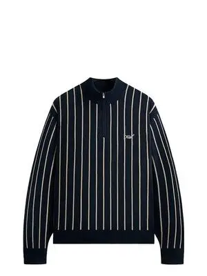Kith Harmon Quarter Zip Mock Neck - Nocturnal